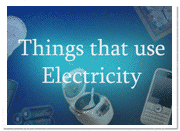 Free Flash Cards - Things that use Electricity - KiasuParents