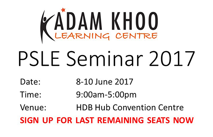 Life After PSLE Seminar by Kelly Phua – Adam Khoo Learning Centre